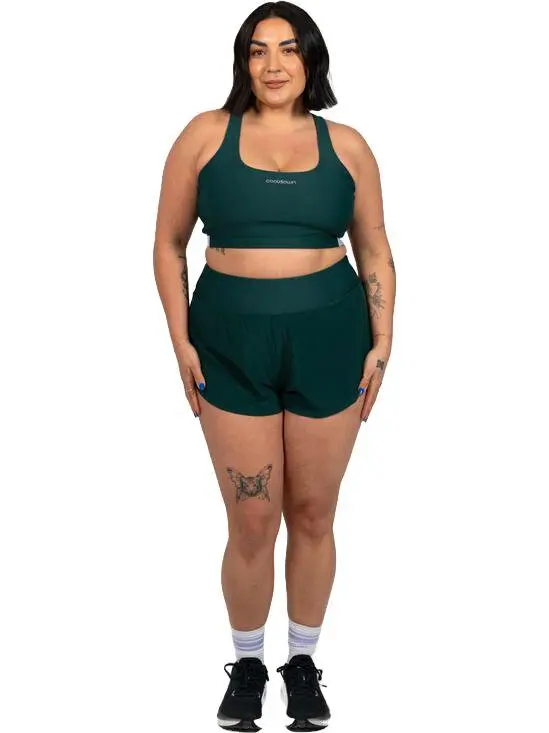COOLDOWN Molly Shorts - Midnight Green