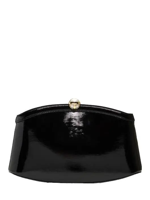 Ted Baker London Aster Leather Clutch - Black/black