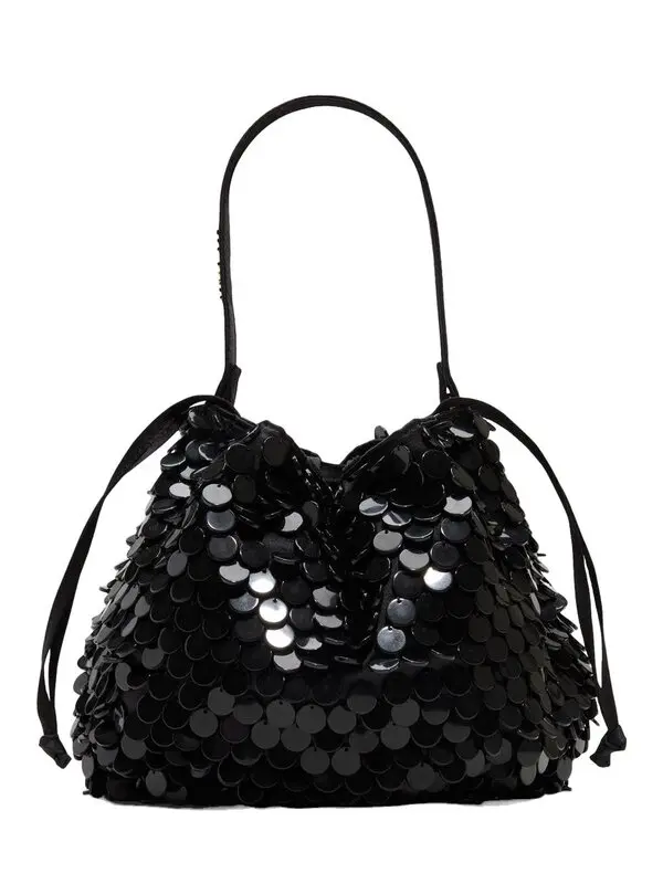 Ted Baker London Satin Bucket Bag - Black