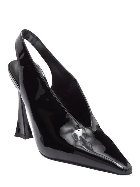 Jeffrey Campbell Alimony Slingback Pump - Black Patent