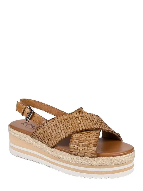 ROAN Platform Sandals - Oats Dip Dye