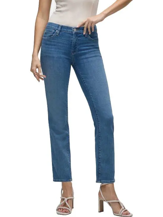 Hudson Jeans Nico Mid-rise Straight Ankle Jean - Sun Up