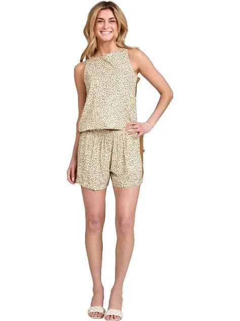 TAYLOR TILLMAN Mila Sleeveless Top - Spotted Sahari