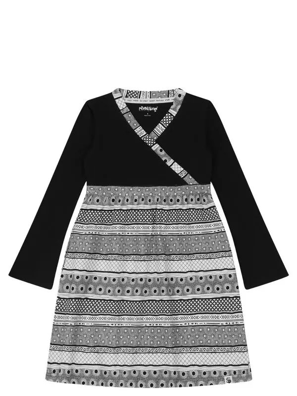 MIXED UP CLOTHING Striped Dress With Henna-inspired Print - Henna Stripe