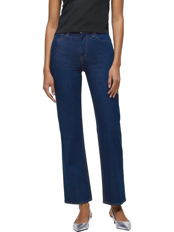 Hudson Jeans Remi High-rise Straight Jeans - Rinse