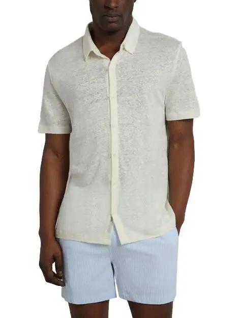 Onia Dylan Linen Shirt - White