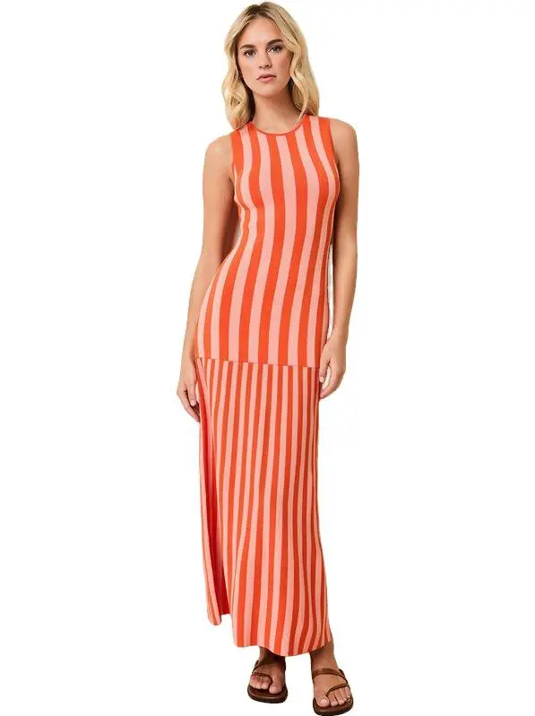 Solid & Striped Petra Fit-and-flare Maxi Dress - Stripe