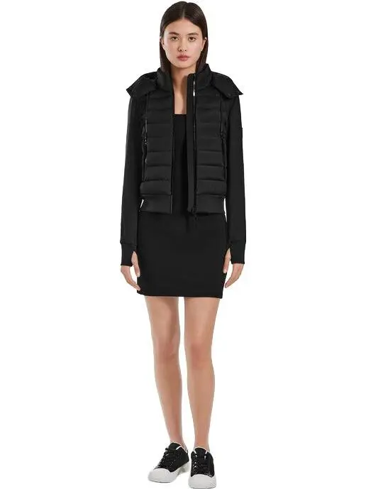 Rudsak Cropped Jacket With Detachable Hood - Black