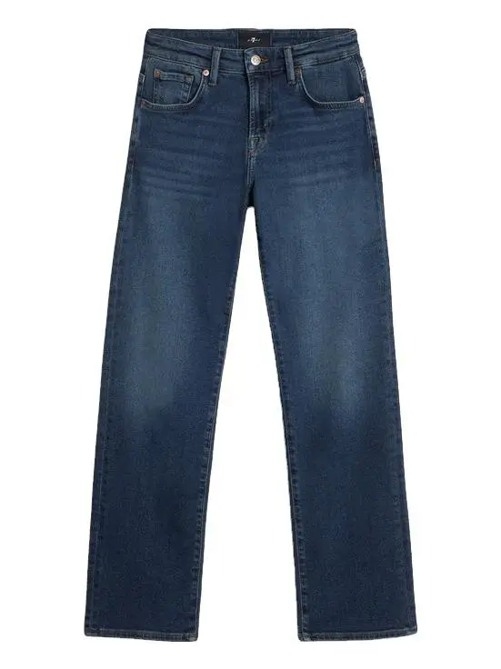 7 For All Mankind Luxe Vintage Calie Straight Jeans - Denim
