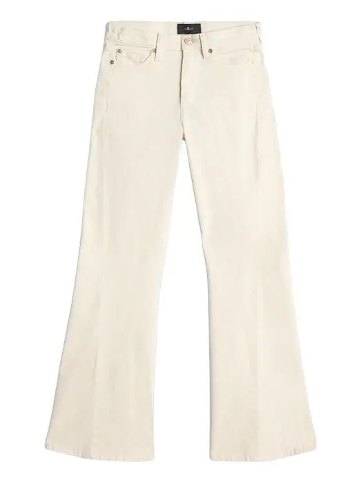 7 For All Mankind Corduroy Twisted Tailorless Dojo - White