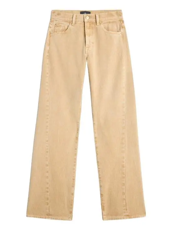 7 For All Mankind Twisted Seam Trousers - Brown / Neutral