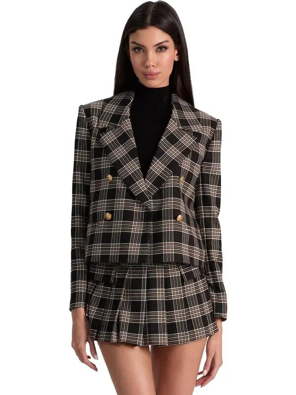 Alice + Olivia Avery Double-breasted Blazer - Black