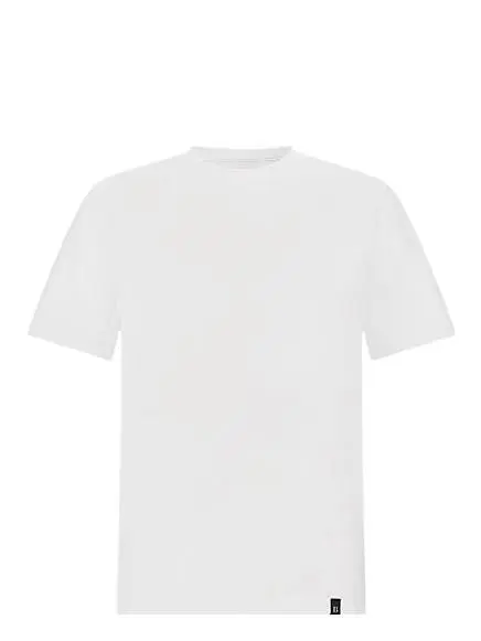 Boggi Milano Crewneck Short-sleeve Supima Cotton T-shirt - White