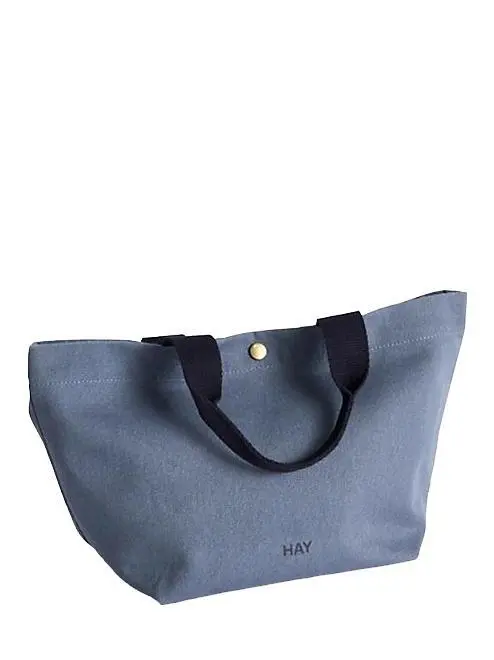 HAY Mini Everyday Cotton Tote Bag - Steel Blue