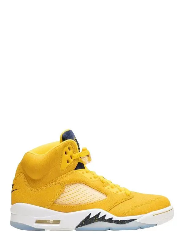 JORDAN 5 Retro 'ncaa Pack Michigan' Sample - Yellow