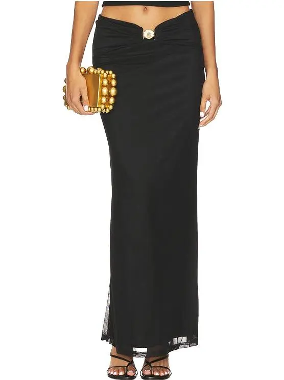 RUNAWAY THE LABEL Rikki Maxi Skirt - Black
