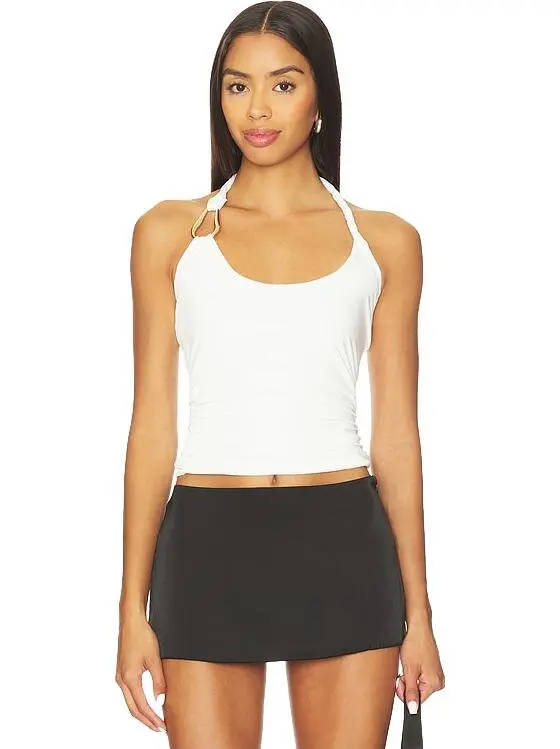 SNDYS Ash Tank Top - White