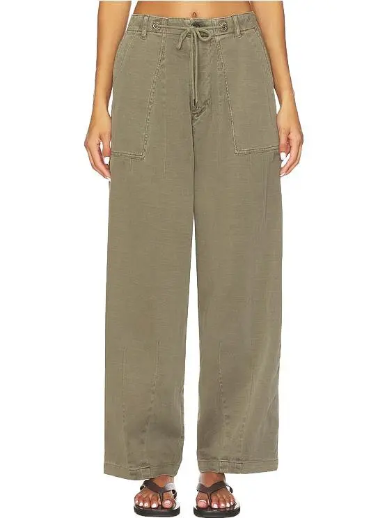 JAMES PERSE Oversized Military Pant - Birch Pigment