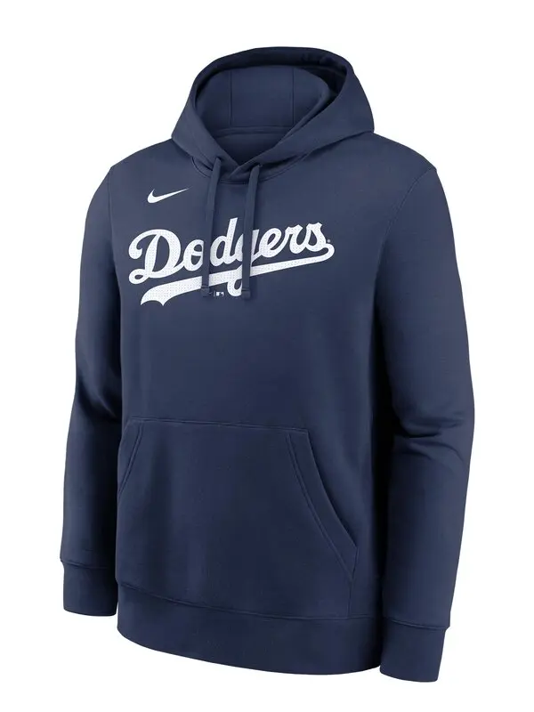 Nike Mookie Betts Los Angeles Dodgers Club Mlb Pullover Hoodie - Blue