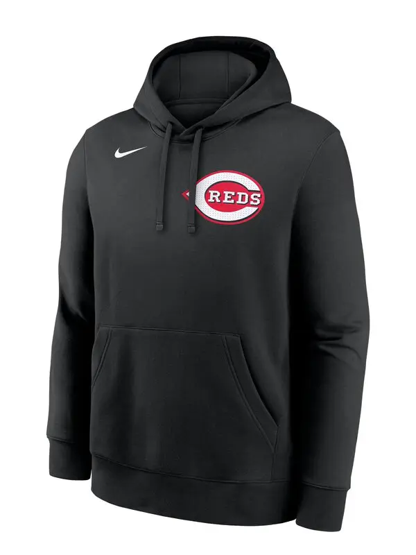 Nike Elly De La Cruz Cincinnati Reds Club Mlb Pullover Hoodie - Black