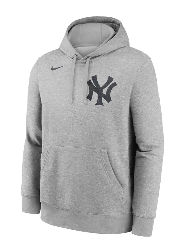 Nike Derek Jeter New York Yankees Mlb Pullover Hoodie - Grey