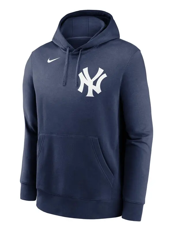 Nike Aaron Judge New York Yankees Club Mlb Pullover Hoodie - Blue