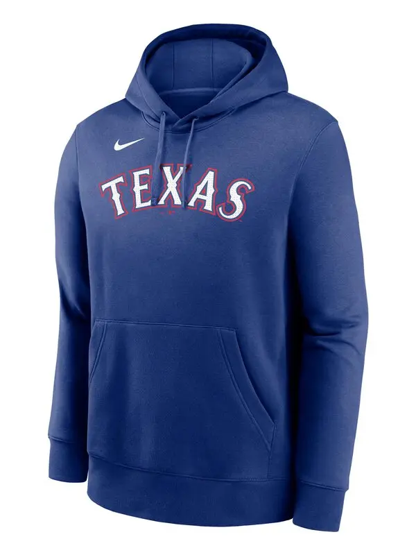 Nike Corey Seager Texas Rangers Club Mlb Pullover Hoodie - Blue