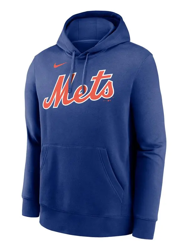 Nike Francisco Lindor New York Mets Club Mlb Pullover Hoodie - Blue