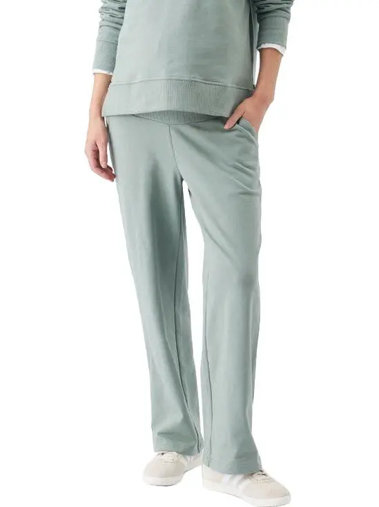 RIPE MATERNITY Relaxed Fit Fleece Jogger - Sage