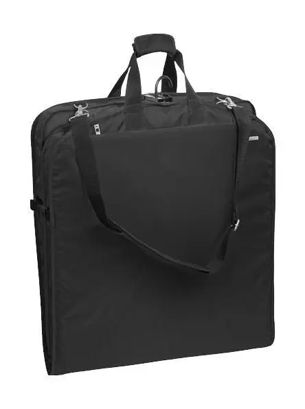 WALLYBAGS 45" Premium Extra Wide Garment Bag - Black