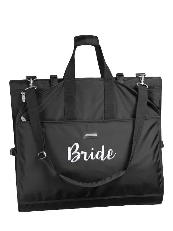 WALLYBAGS 66" Premium Tri-fold Destination Wedding Gown Travel Bag - Bride