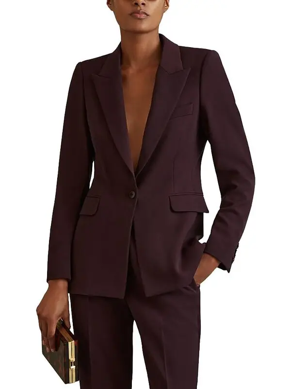 REISS Gabi Blazer - Berry