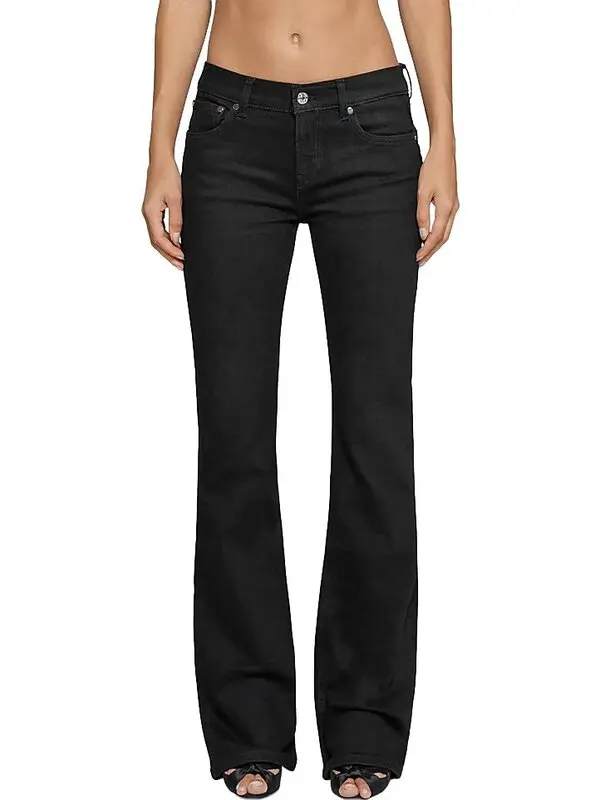 EB DENIM Maria Mid-rise Bootcut Jeans - Noir