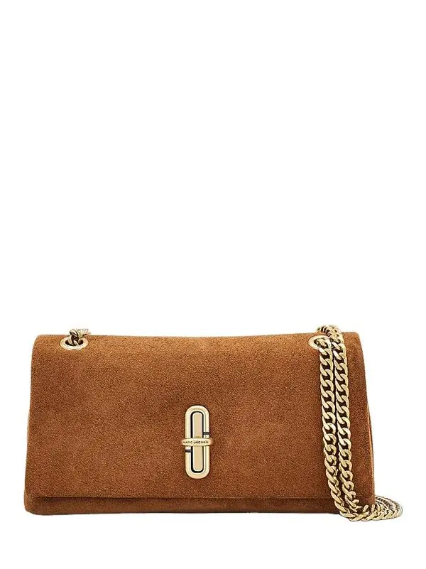 Marc Jacobs The Suede Dual Chain Mini Bag - Copper
