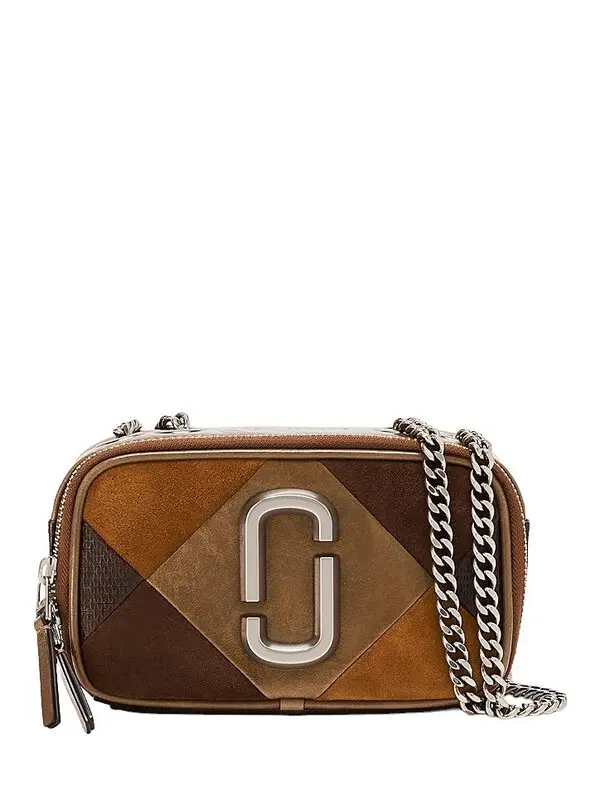 Marc Jacobs The Suede Patchwork Softshot - Brown Multi