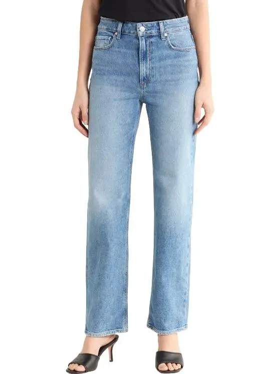 Paige Stevie High-waist Straight-leg Jeans - Heroes
