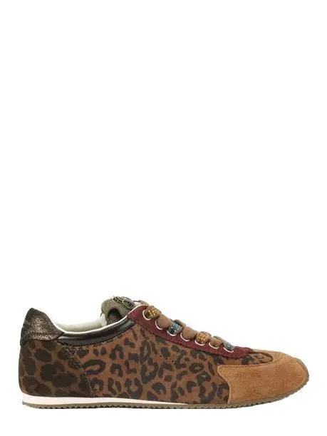 Kurt Geiger Islington Leather Sneakers - Open Brown