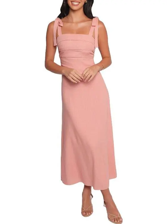 PETAL & PUP Patterson Tie Strap Sundress - Blush