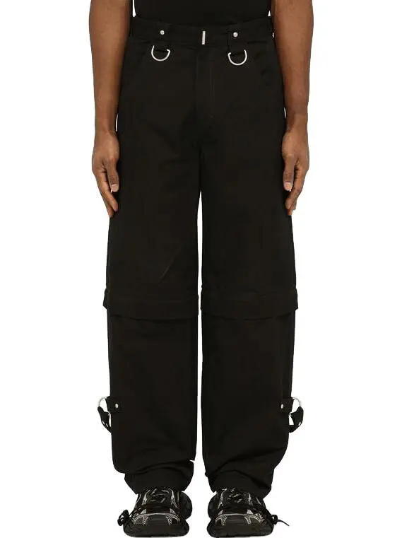 Givenchy Trousers With Removable Bottoms - Black