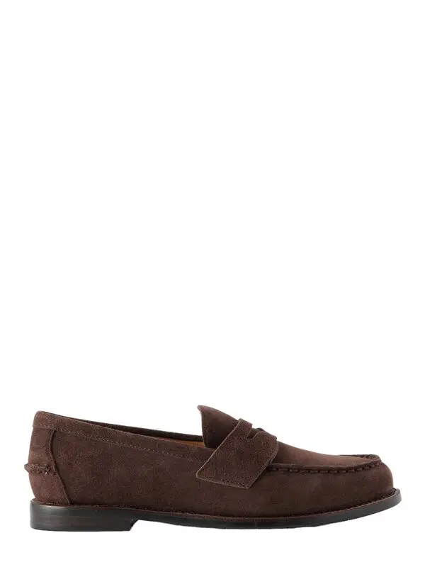 Polo Ralph Lauren Alston Suede Penny Loafers - Brown