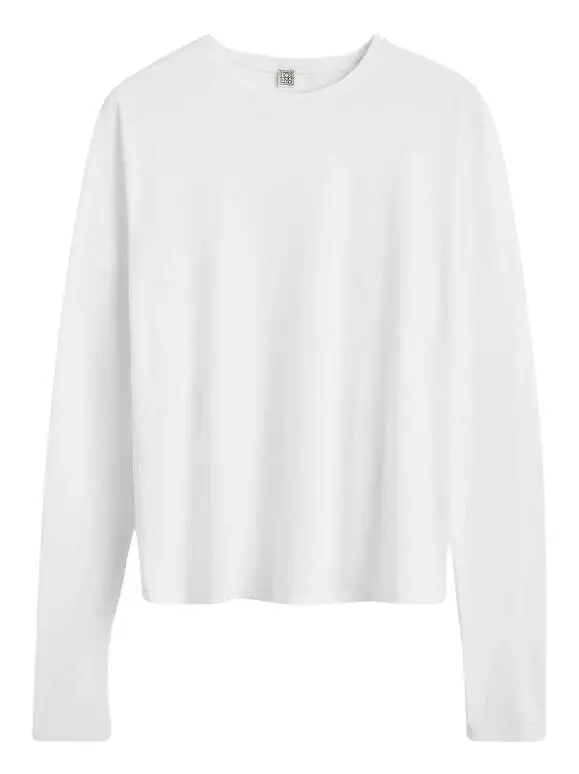 TOTEME Classic Long-sleeve Tee - White