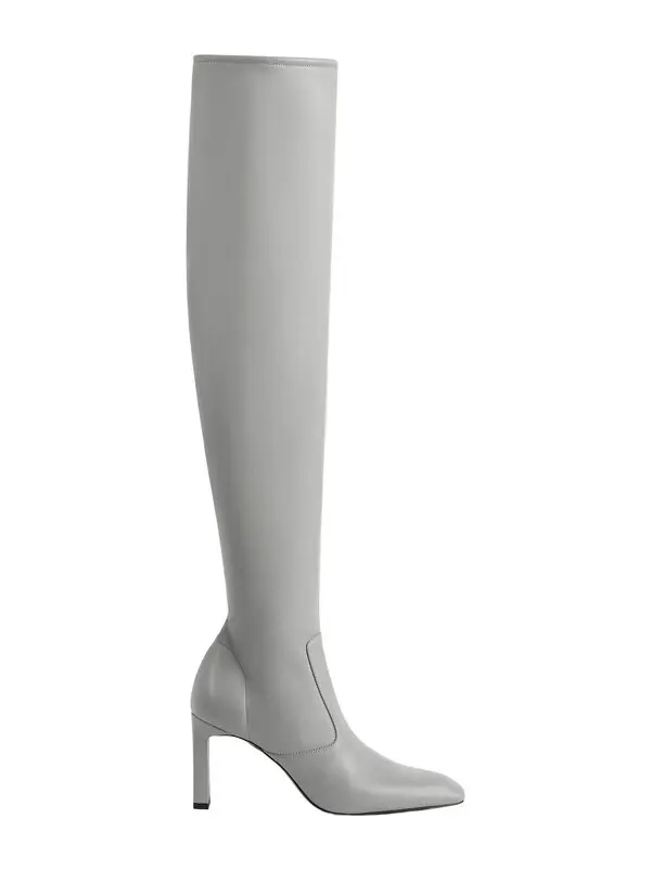 TOTEME Nappa Over-the-knee Boots - Light Grey