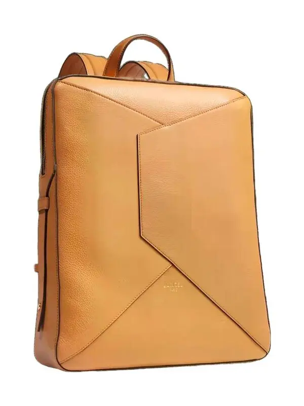 LANCEL Enveloppe Leather Backpack - Brown