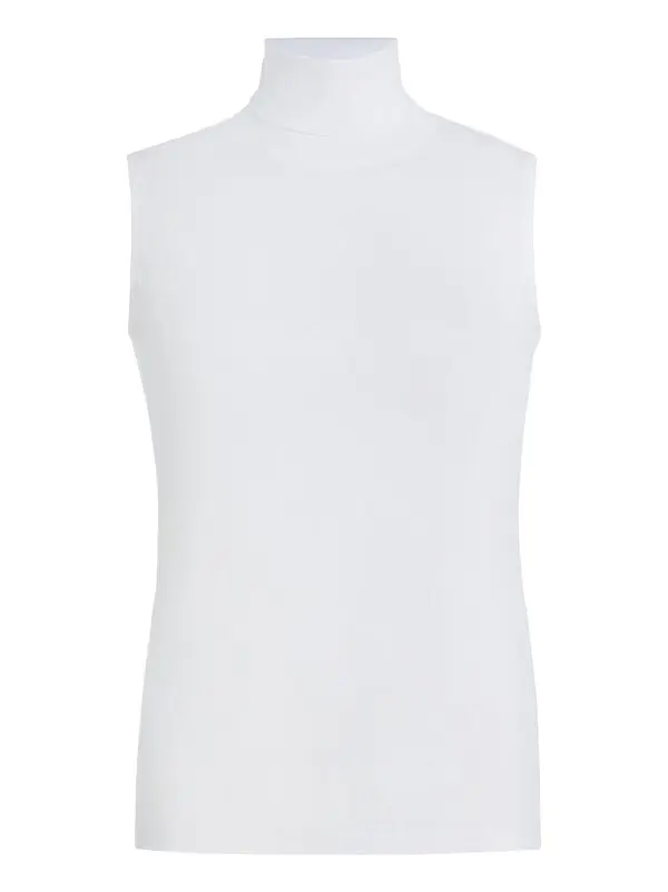 FLORE FLORE Dinah Cotton Tank Top - White