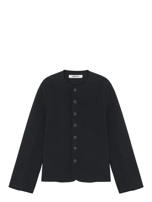 BIRROT Lay4 Crepe Jacket - Black