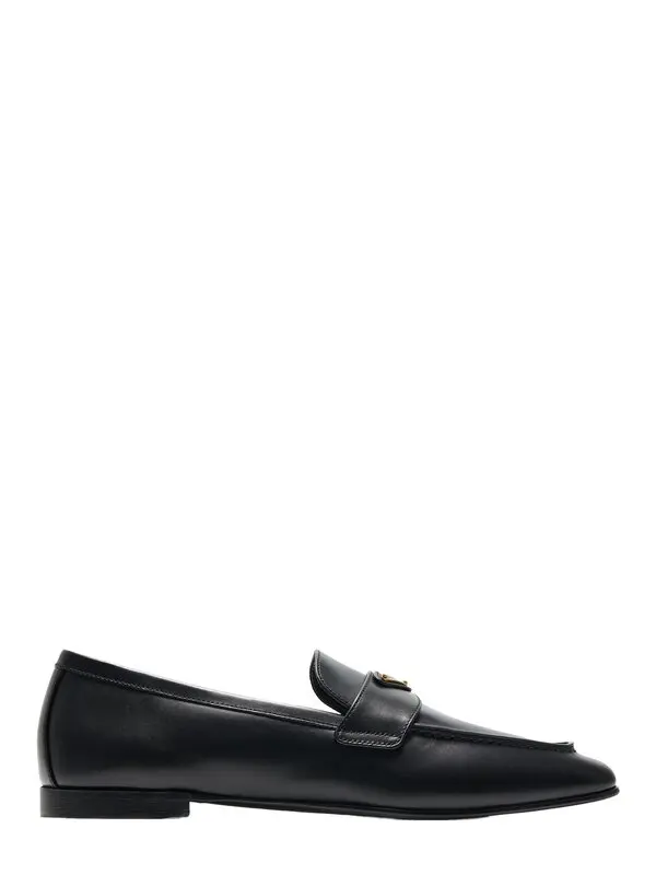 Prada Leather Loafers - Black