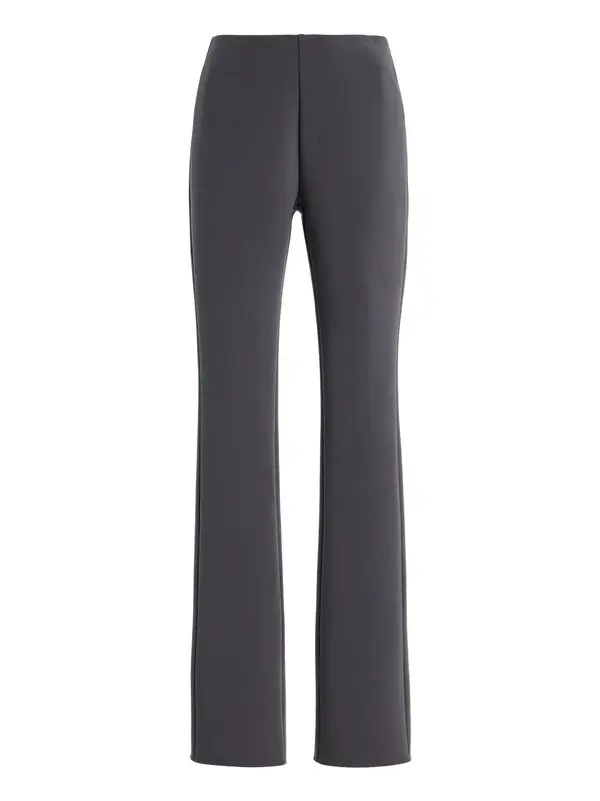 BIRROT Exclusive Lay2 Crepe Slim Trousers - Silver