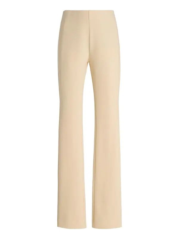 BIRROT Lay2 Crepe Slim Trousers - White