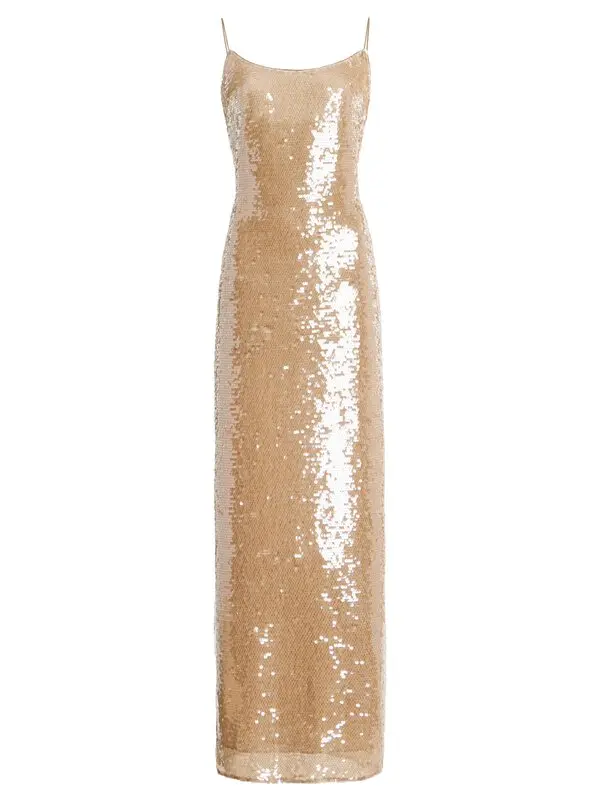 THE NEW ARRIVALS ILKYAZ OZEL Isis Gown - Nude