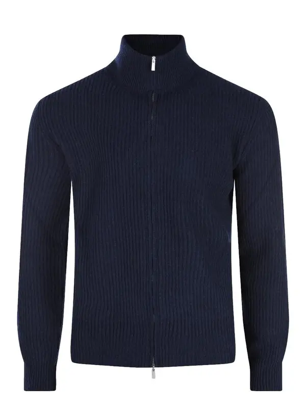 LARDINI Virgin Wool Knitwear - Blue
